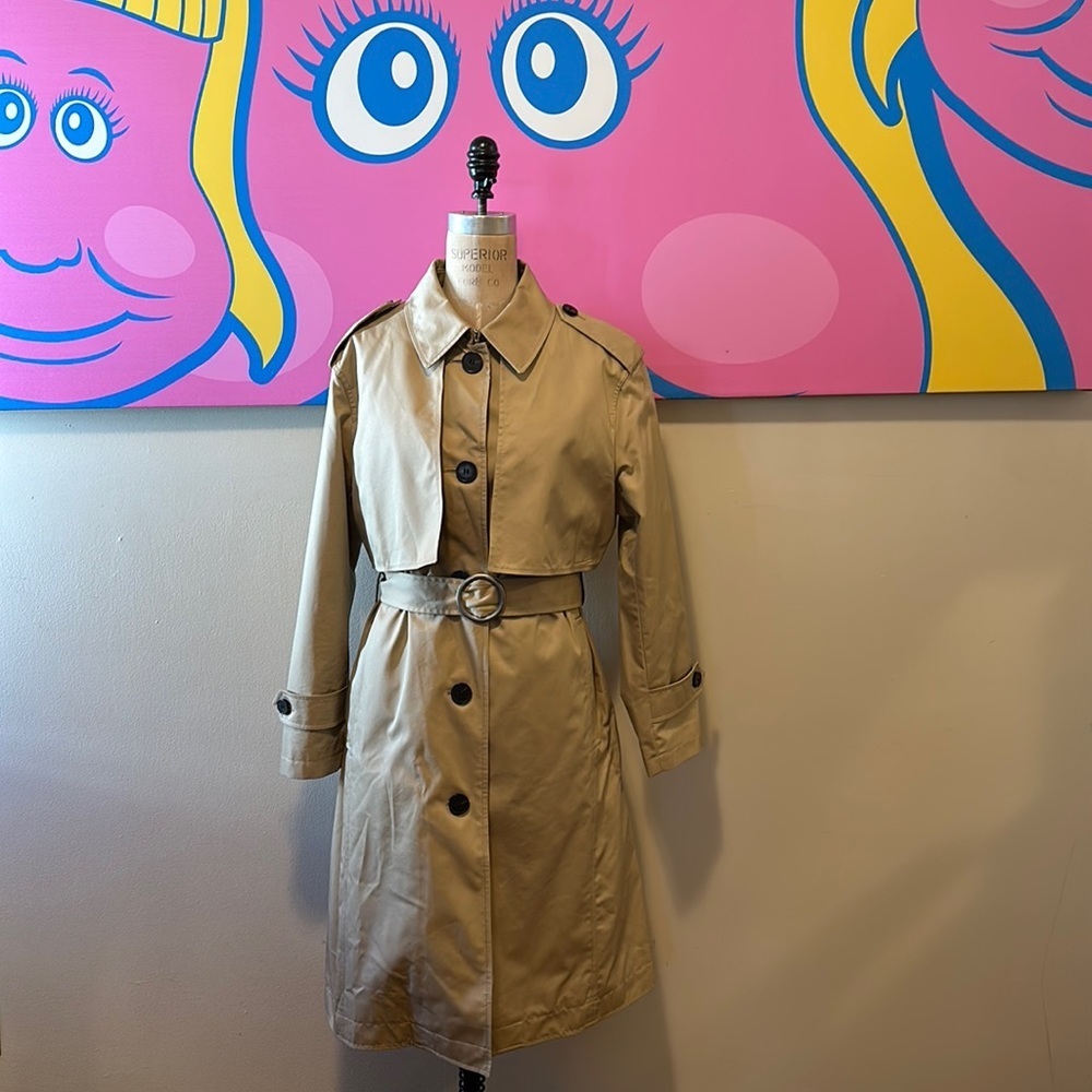 Coach Tan Trench Rain Coat - Gem